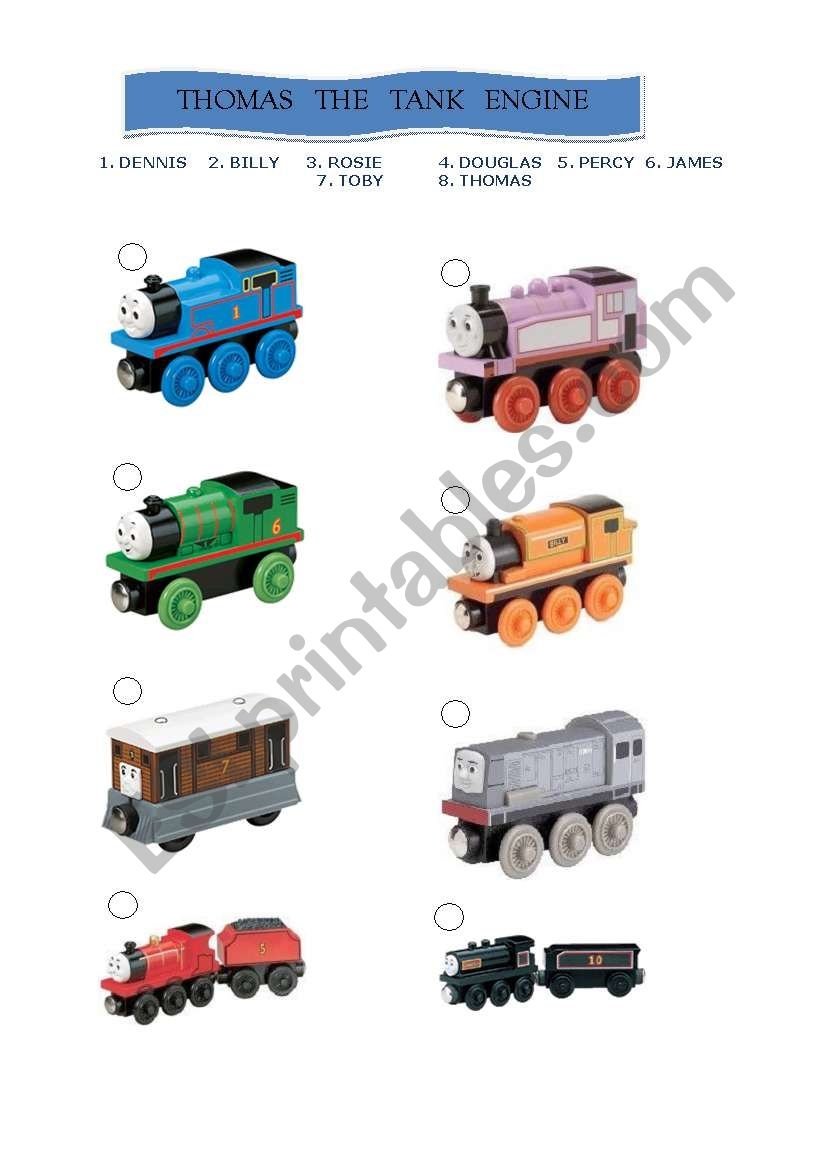 Free Printable Thomas The Train Worksheets - Free Printable Template